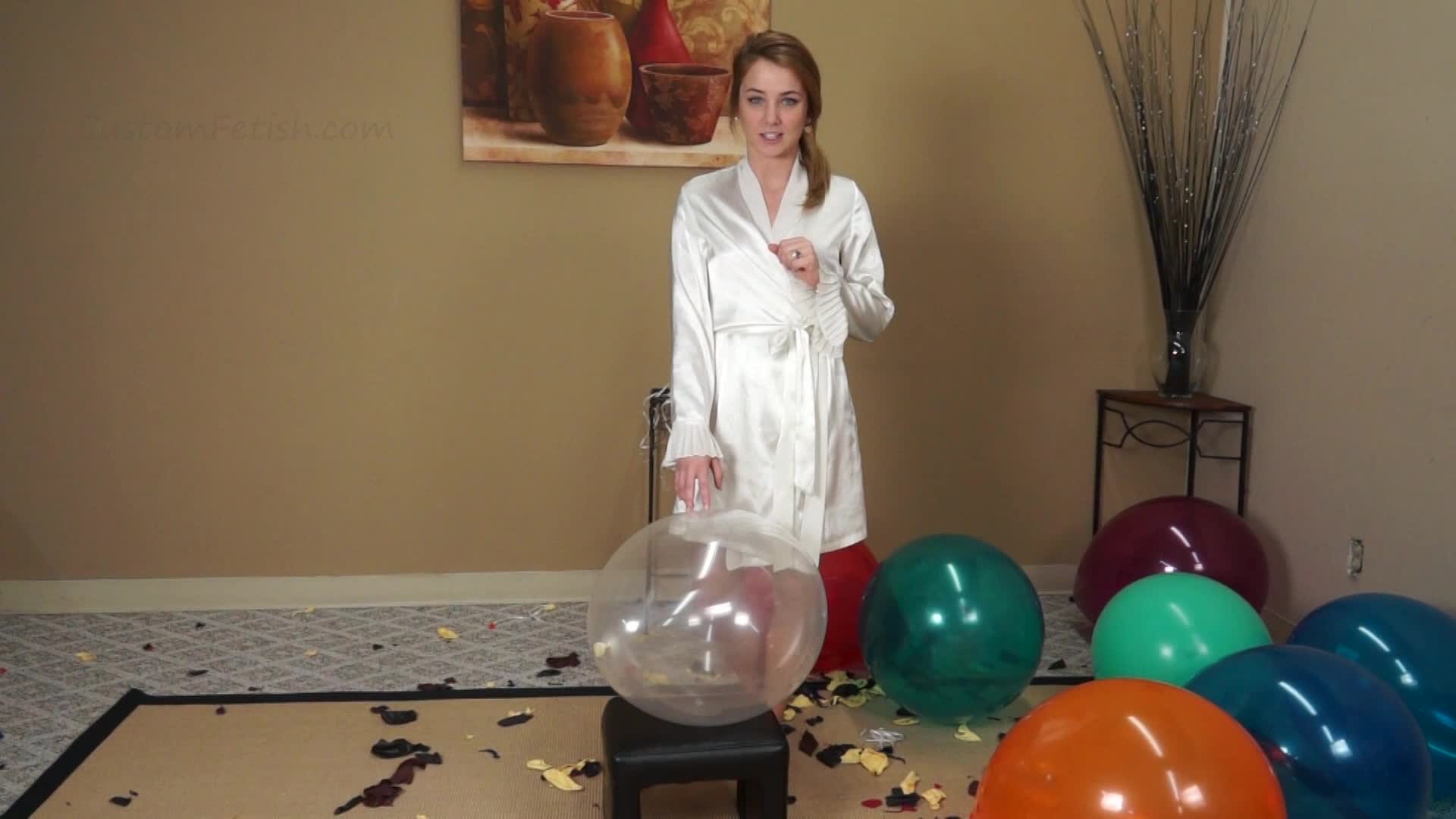 Custom Fetish Amber Sit Pops 17 Balloons Manyvids